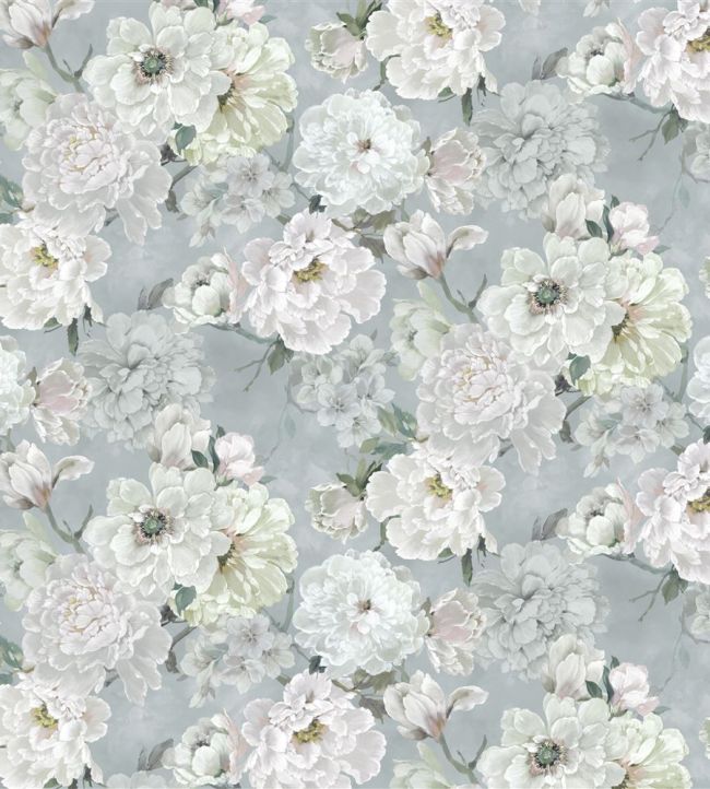 Fleur Blanche Fabric in Platinum by Designers Guild | Jane Clayton