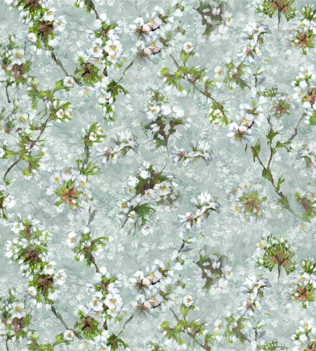 Fleur D'Assam Fabric in Platinum by Designers Guild | Jane Clayton