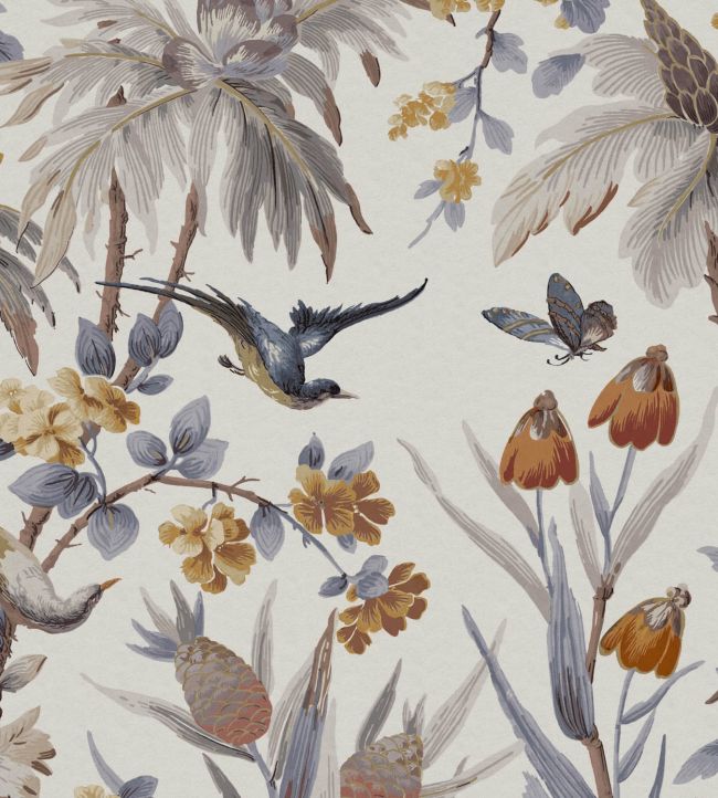 Fleurs Exotique Fabric in Spice by Warner House | Jane Clayton