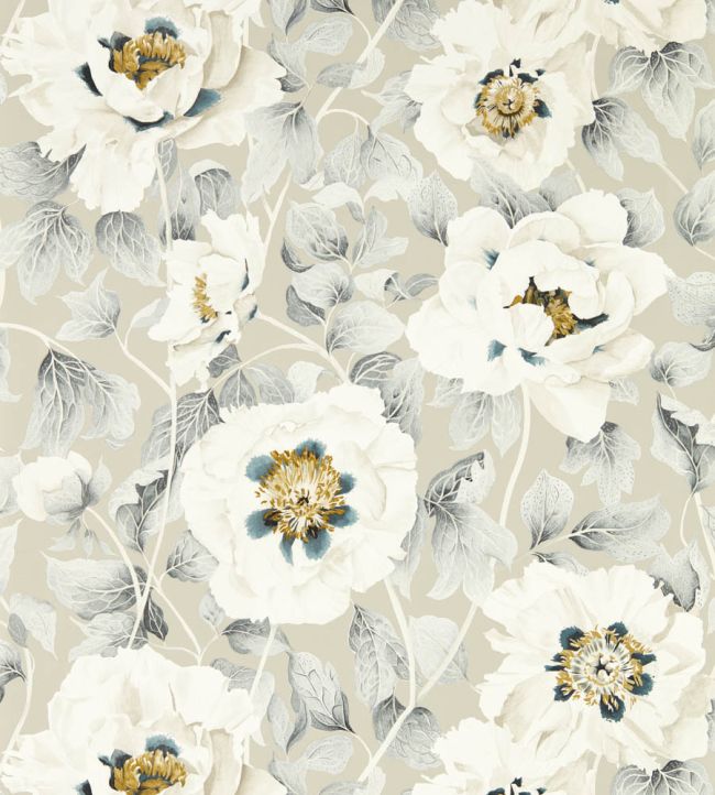 Florent Wallpaper in Stone / Tranquility / Slate by Harlequin | Jane ...