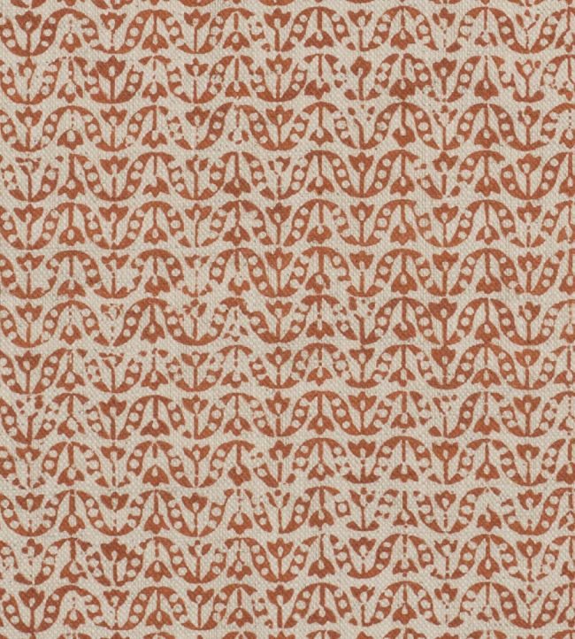 Flori Fabric in Glowing Embers by James Hare | Jane Clayton