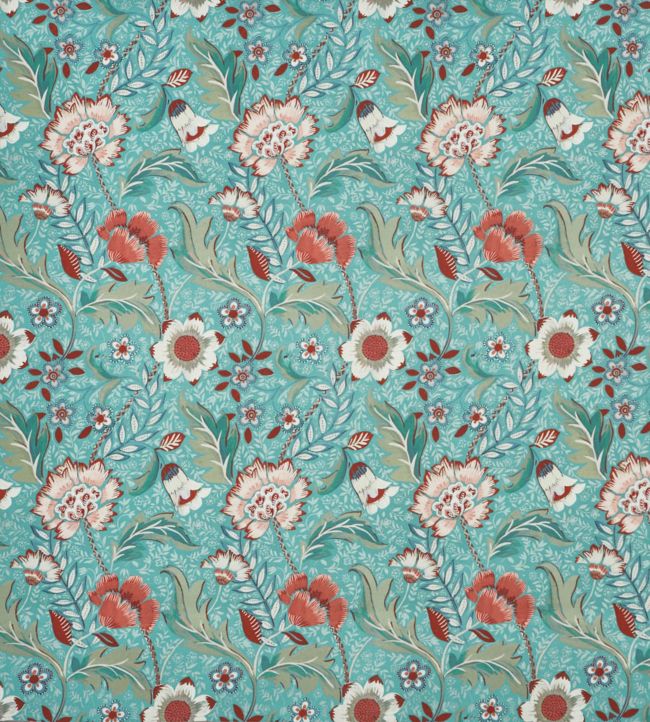 Folklore Fabric in Peppermint by Prestigious Textiles | Jane Clayton