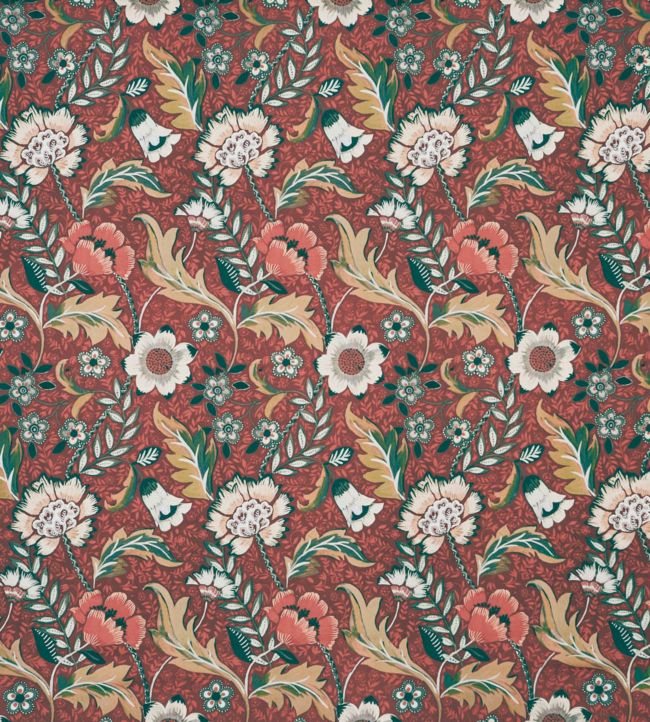 Folklore Fabric in Russet by Prestigious Textiles | Jane Clayton