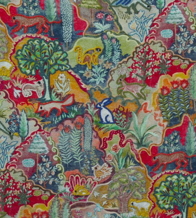 Forest Fabric in Multi by Andrew Martin | Jane Clayton