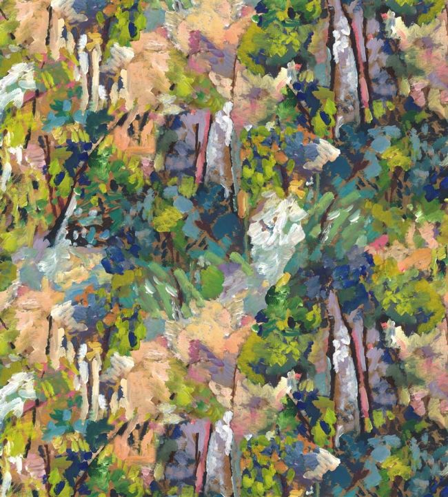 Foret Impressionniste Fabric in Forest by Designers Guild | Jane Clayton