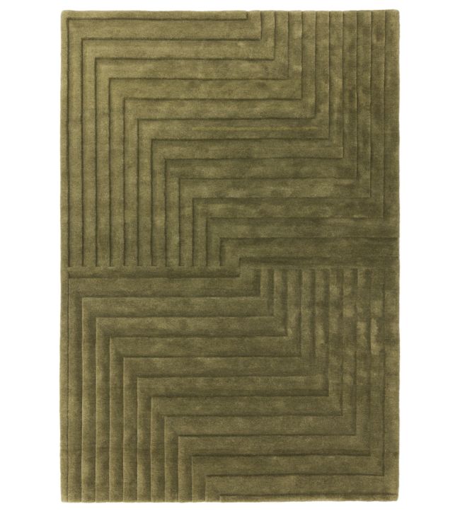 Form Rug by Asiatic in Green | Jane Clayton