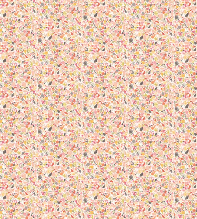 Fragments Wallpaper in Coral Crush by Ohpopsi | Jane Clayton