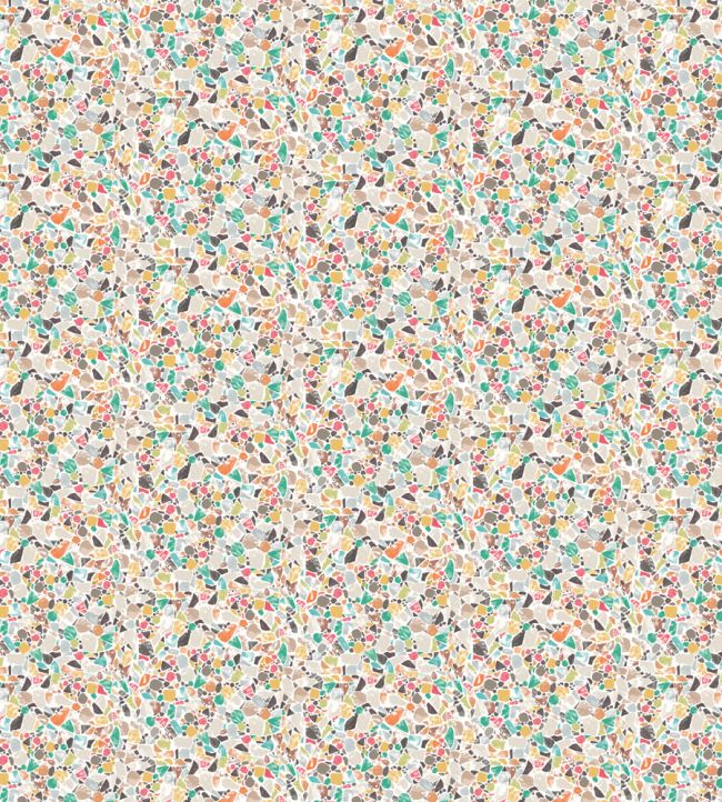 Fragments Wallpaper in Tiger & Jade by Ohpopsi | Jane Clayton