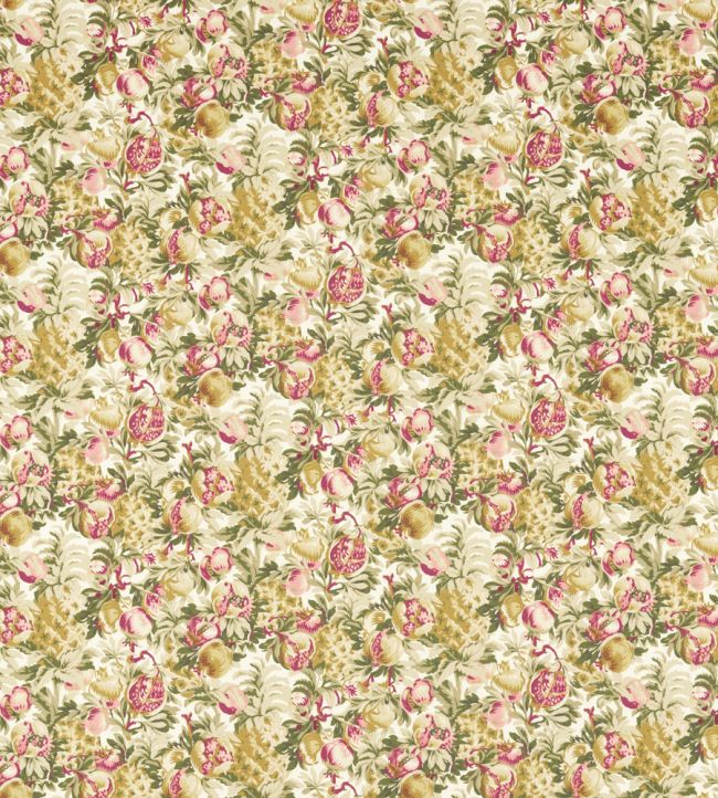 Francis Fabric in Blush/Raspberry by Clarke & Clarke | Jane Clayton