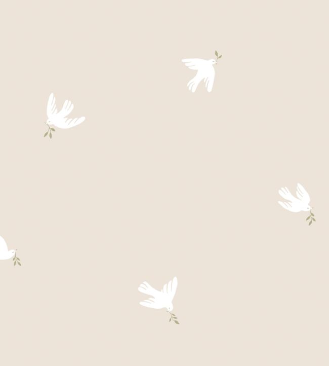 Frida Wallpaper in Sandstone by Sandberg | Jane Clayton