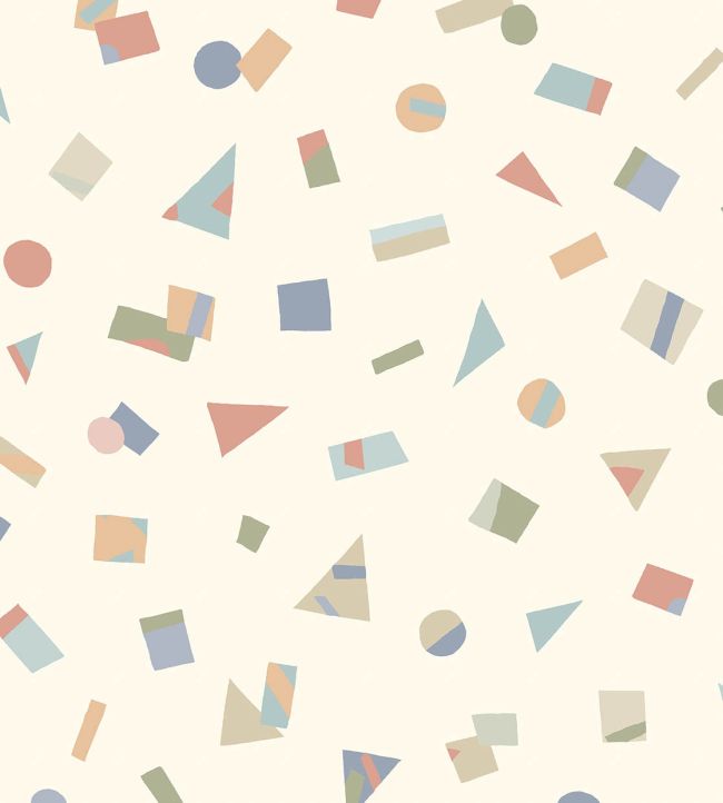 Fun Shapes Wallpaper in 74 by Eijffinger | Jane Clayton