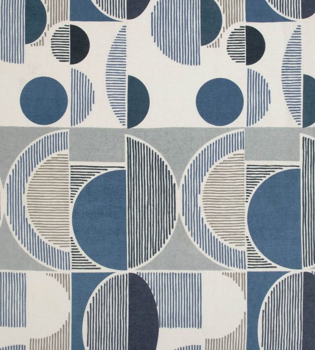 Galaxie Fabric in Indigo by Christopher Farr Cloth | Jane Clayton