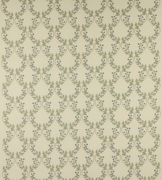 Georgia Fabric in Blue by Colefax and Fowler | Jane Clayton