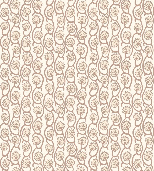 Geranium Stripe Wallpaper in Ham Pink/Salt Ridge by Josephine Munsey ...