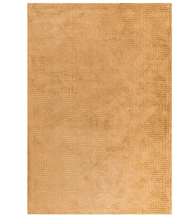 Glaze Pulse Rug in Ochre by Asiatic | Jane Clayton