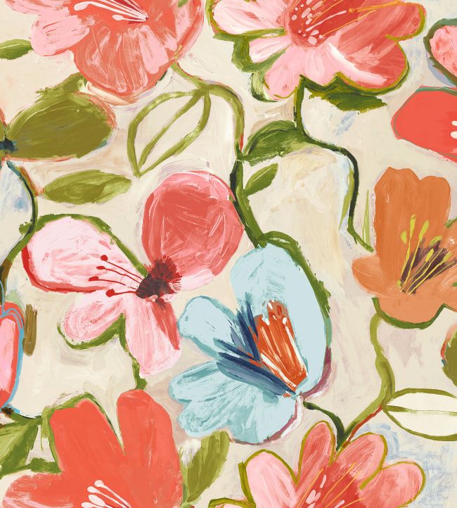 Grande Amelia Fabric in Chalk by Arley House | Jane Clayton