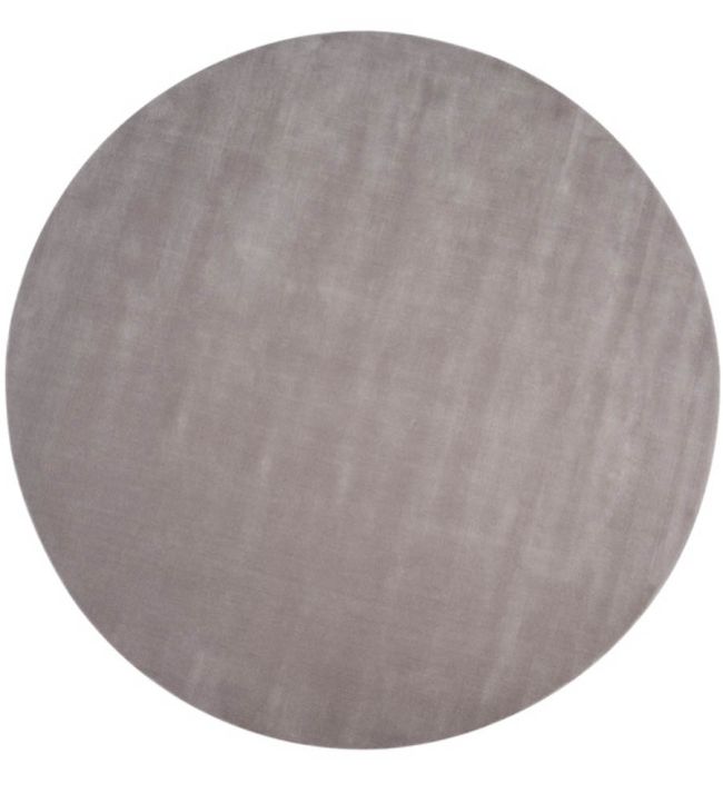 Halo Cloud Round Rug in Light Grey by Linie Design | Jane Clayton