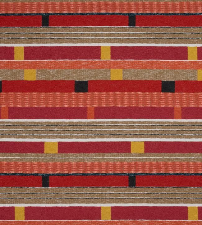 Hanging 1925 Fabric in Coral by Anni Albers for Christopher Farr Cloth ...