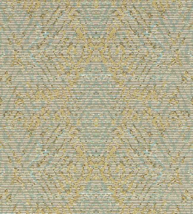 Hansha Wallpaper in Buttermilk/Sky by Harlequin | Jane Clayton