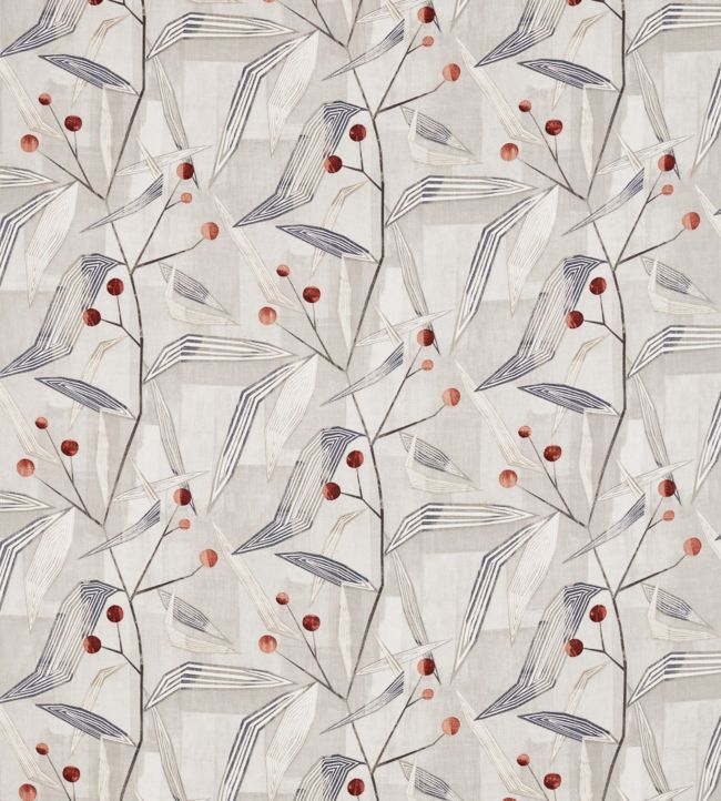 Entity Fabric by Harlequin in Rust/Slate | Jane Clayton