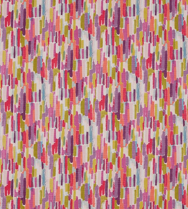 Trattino Fabric by Harlequin in Ocean/Lime/Fuchsia | Jane Clayton