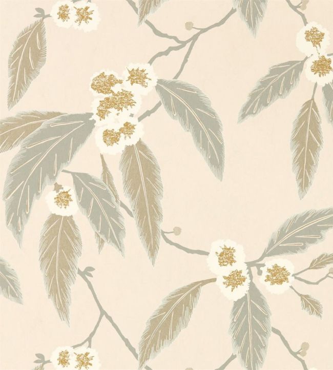 Coppice Wallpaper by Harlequin in Powder/Truffle/Gilver | Jane Clayton