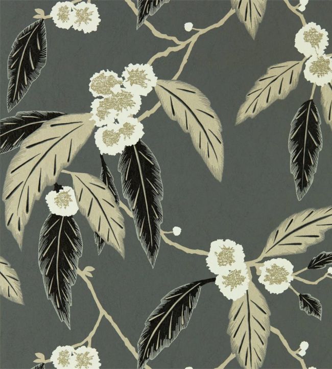 Coppice Wallpaper by Harlequin in Ebony/Putty/Snow | Jane Clayton