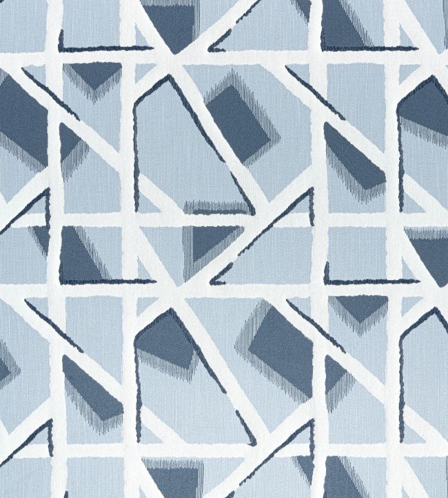 Hazen Fabric in Denim by Thibaut | Jane Clayton