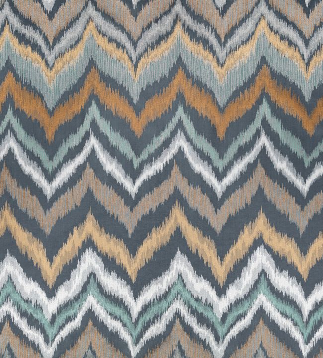 Hazuri Fabric in Gunmetal by Romo | Jane Clayton