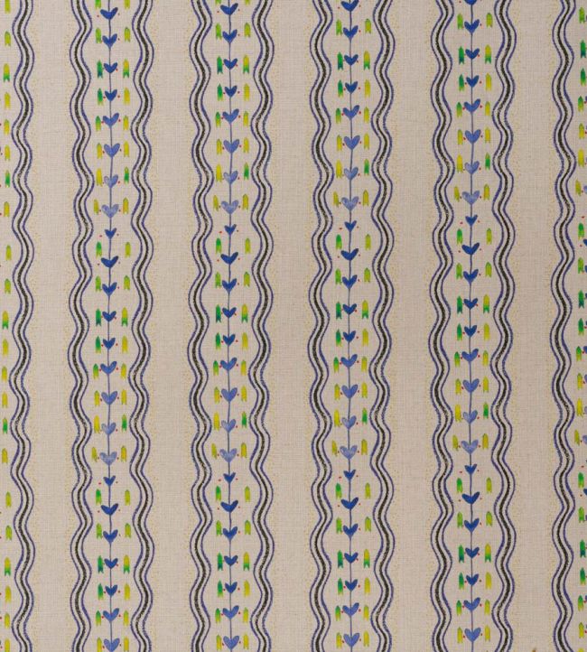 Hearty Fabric in Indigo by Andrew Martin | Jane Clayton