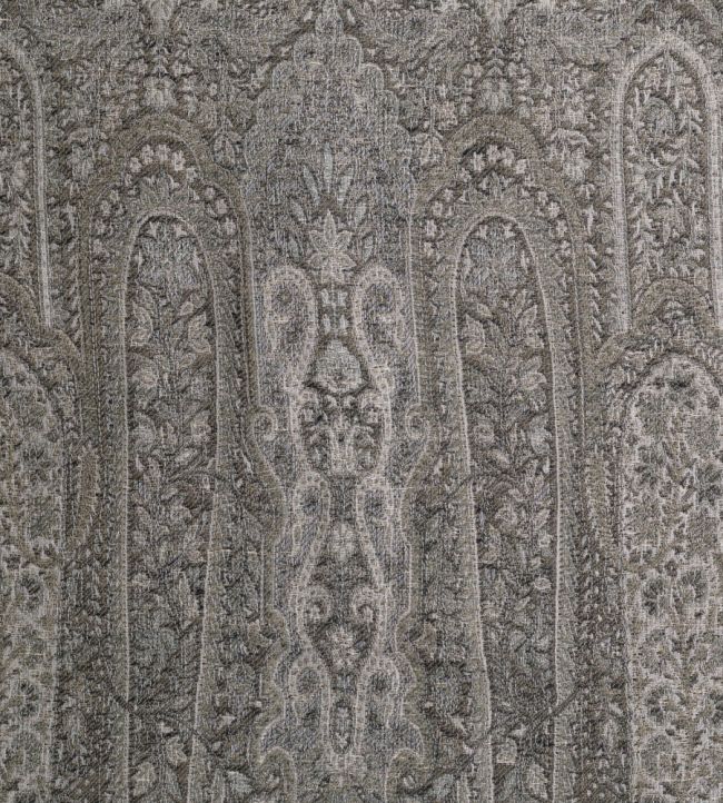 Heirloom Linen Paisley Fabric in Celadon by de Le Cuona | Jane Clayton