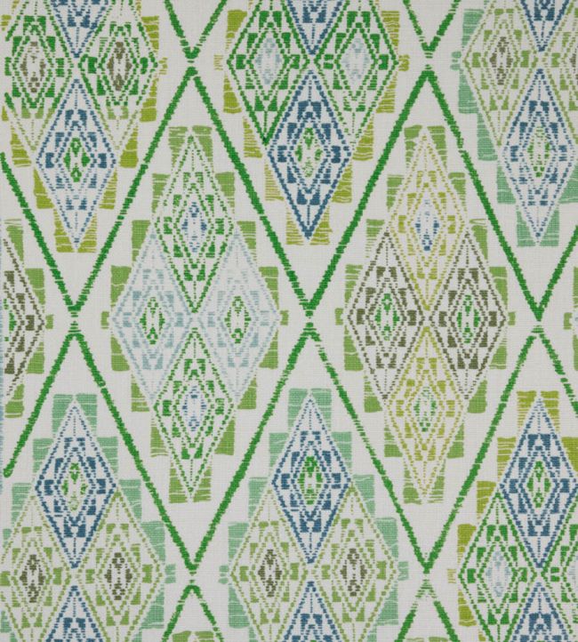 Hideaway Fabric in Green by Christopher Farr Cloth | Jane Clayton