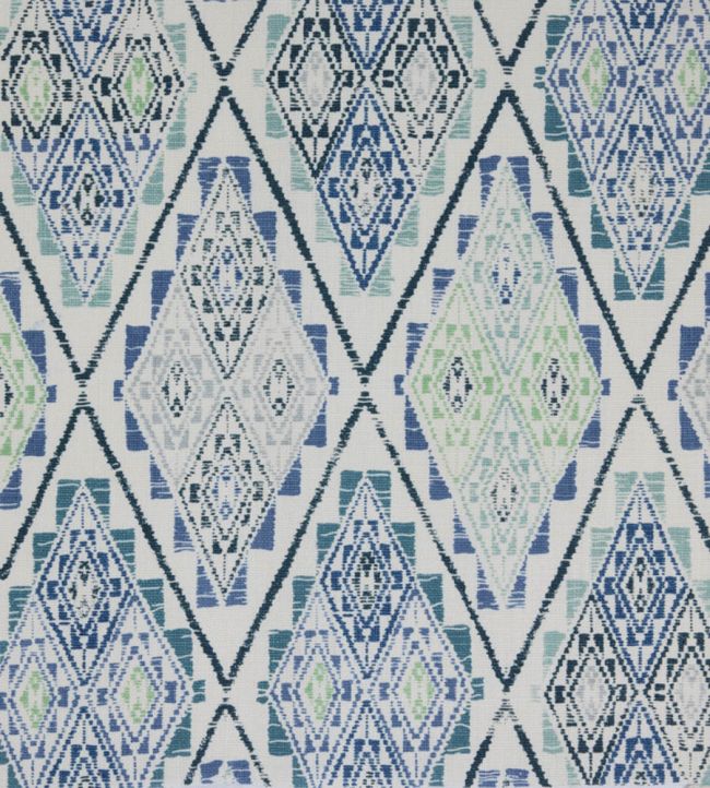 Hideaway Fabric in Indigo by Christopher Farr Cloth | Jane Clayton