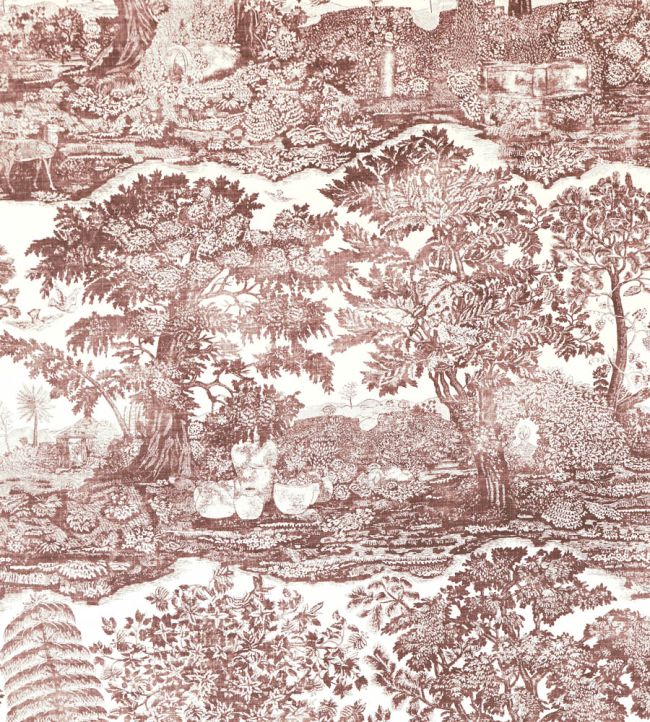 Highgrove Toile Fabric in Gritstone by Sanderson | Jane Clayton