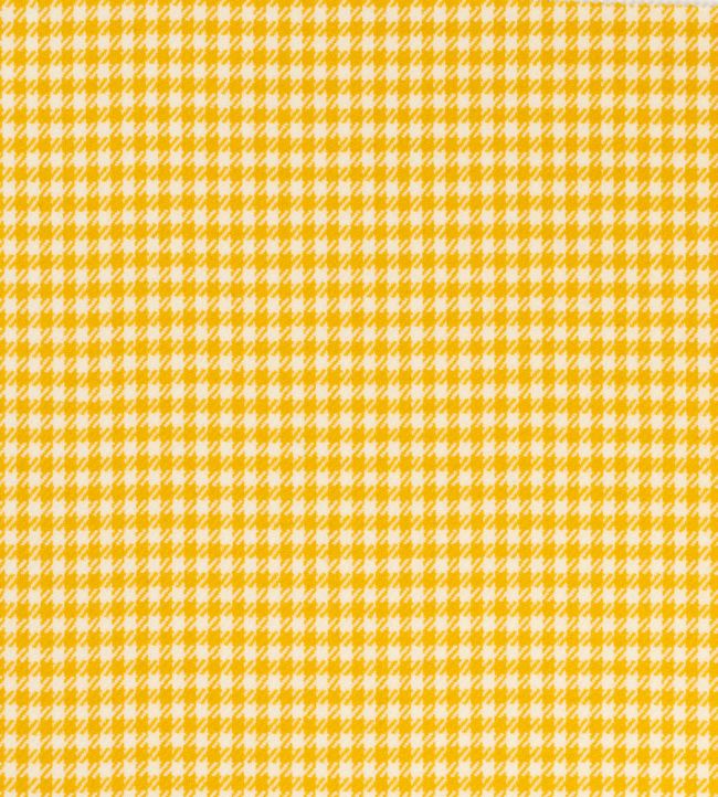 Houndstooth Fabric in Yellow by Johnstons of Elgin | Jane Clayton