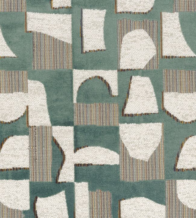 Hymne Fabric in Celadon by Casamance | Jane Clayton