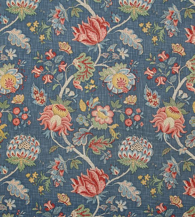 Oleander Fabric by Ian Sanderson in Nightshade | Jane Clayton