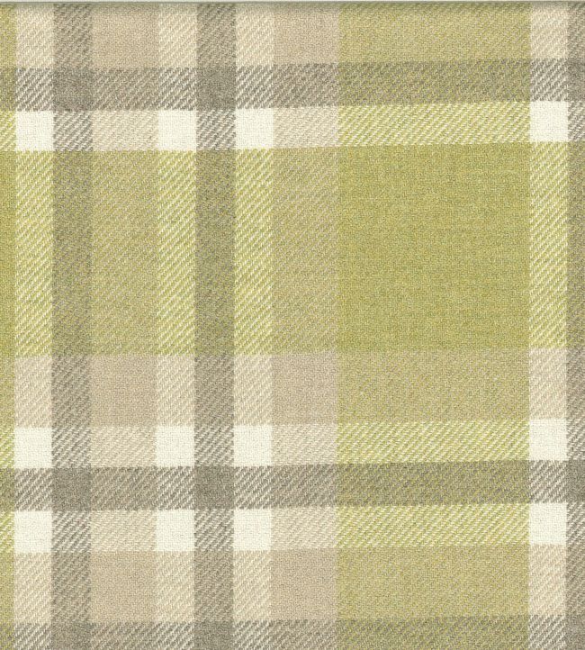 Cree Plaid Fabric by Ian Sanderson in Willow | Jane Clayton