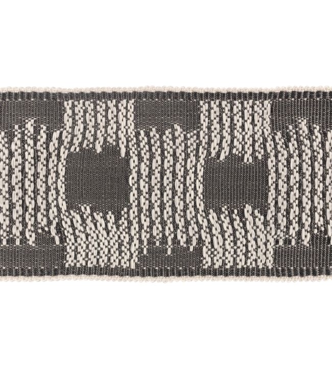 Ikat Border Trimmings in Carbon by Villa Nova | Jane Clayton