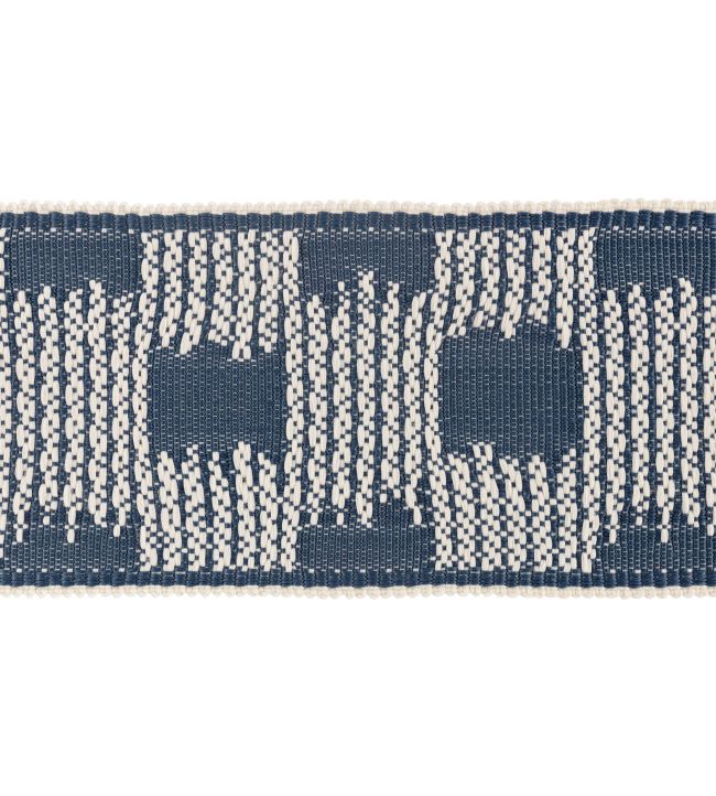 Ikat Border Trimmings in Indigo by Villa Nova | Jane Clayton