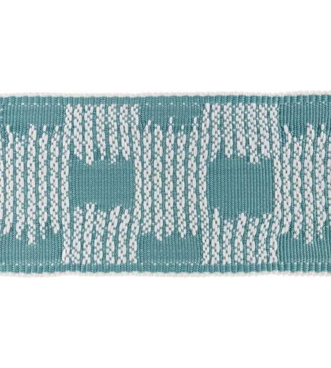 Ikat Border Trimmings in Teal by Villa Nova | Jane Clayton