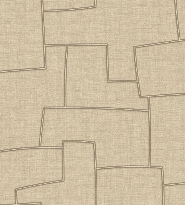 Inca Wallpaper in Beige Lin by Casadeco | Jane Clayton