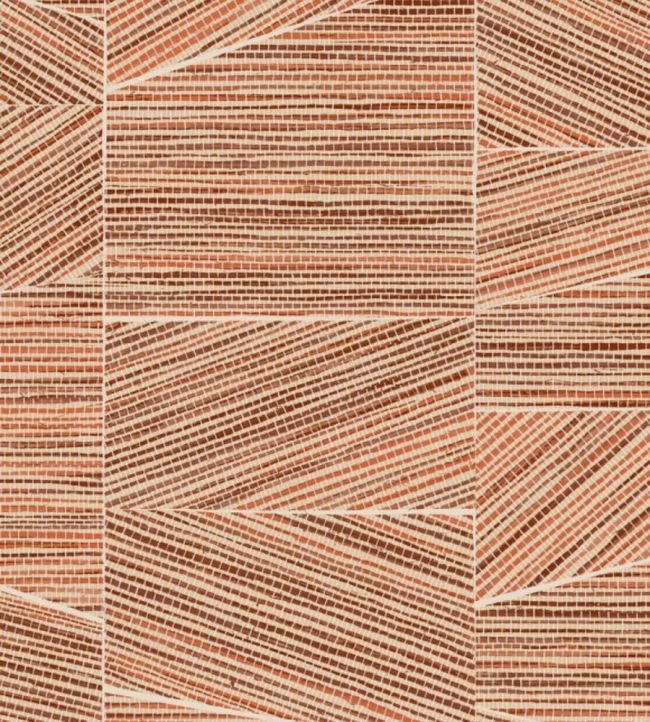 Infinity Wallpaper in Brick by Arte | Jane Clayton