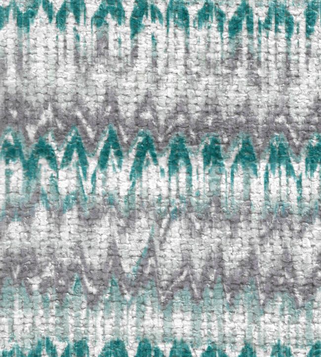 Iskat Fabric in Teal by Wemyss | Jane Clayton