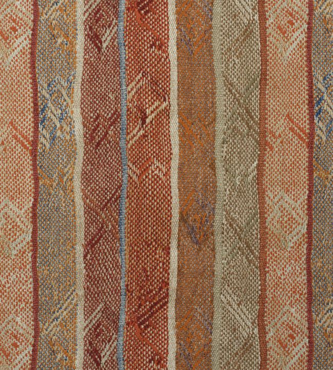 Isthmus Fabric in Brick Chocolate by Andrew Martin | Jane Clayton