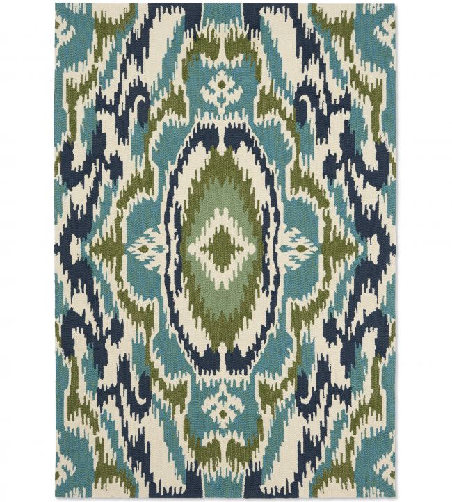 Ixora Rug in Emerald/Palm/Chartreuse by Harlequin | Jane Clayton