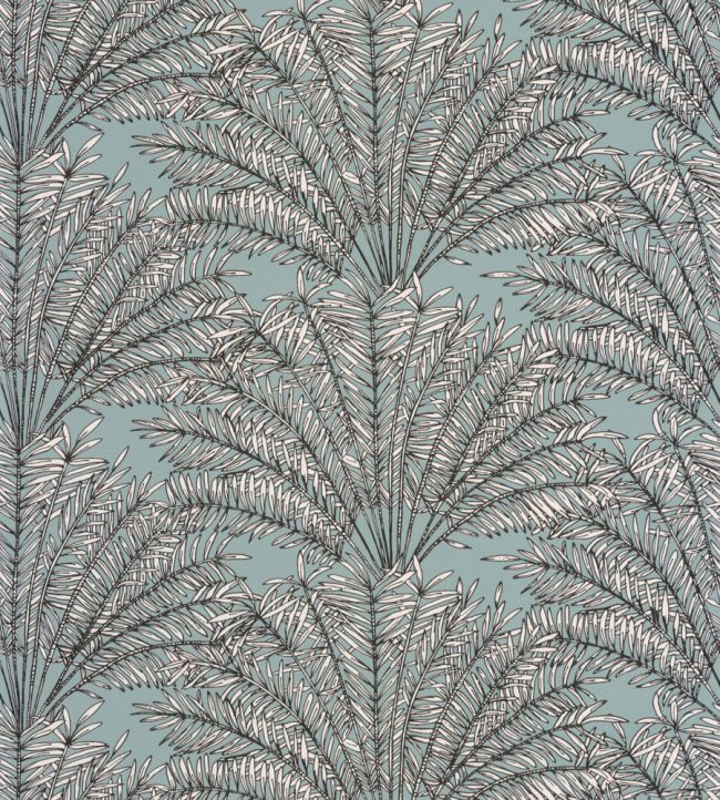 Jardin D'Alhambra Wallpaper in Vert De Gris by Caselio | Jane Clayton