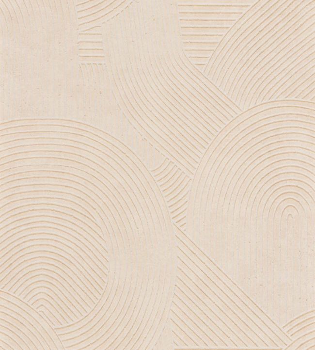 Jardin Des Pierres Wallpaper in Beige Sable by Casadeco | Jane Clayton