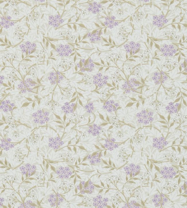 Jasmine Wallpaper in Lilac Olive by Morris & Co | Jane Clayton
