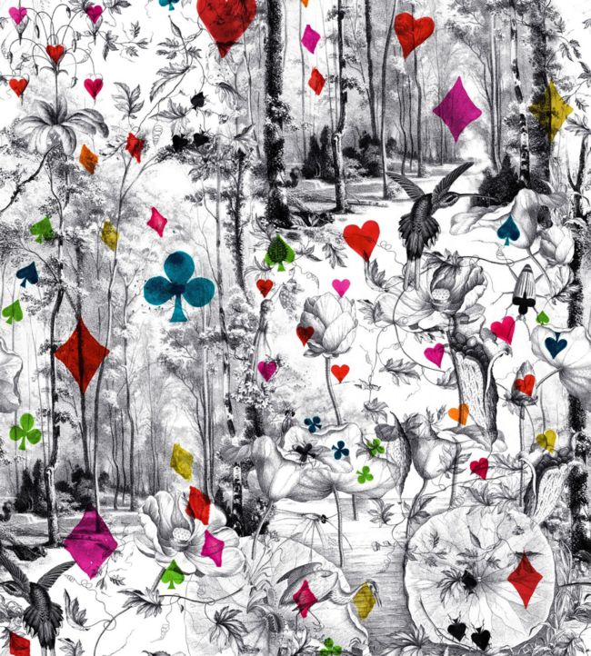 Beriba Wallpaper by Jean Paul Gaultier in Multico | Jane Clayton